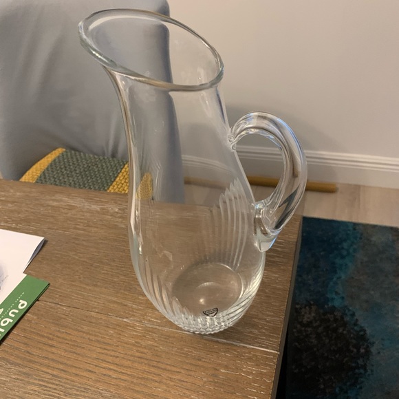 Orrefors Sweden | Dining | Orrefors Sweden Clear Glass Pitcher 78 H ...